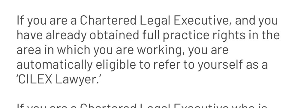 What am I? Why the term “CILEX Lawyer” is a great idea - AJH Advocacy ...